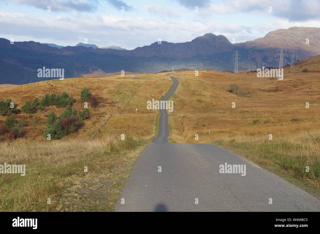 The Loch Lomond and Cowal Way. Cowal peninsula. Highlands. Scotland. UK ...
