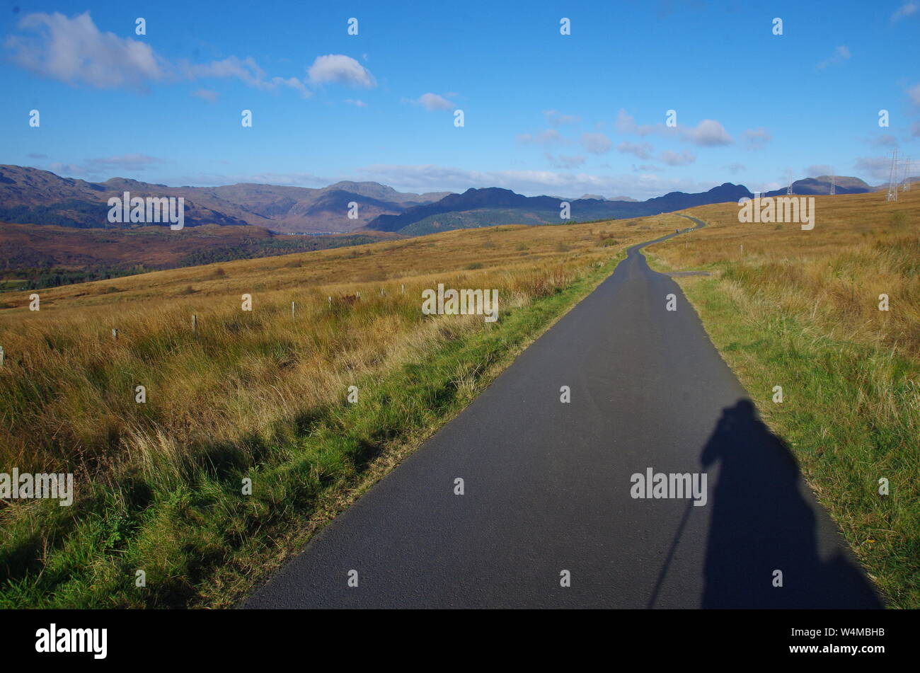 The Loch Lomond and Cowal Way. Cowal peninsula. Highlands. Scotland. UK ...