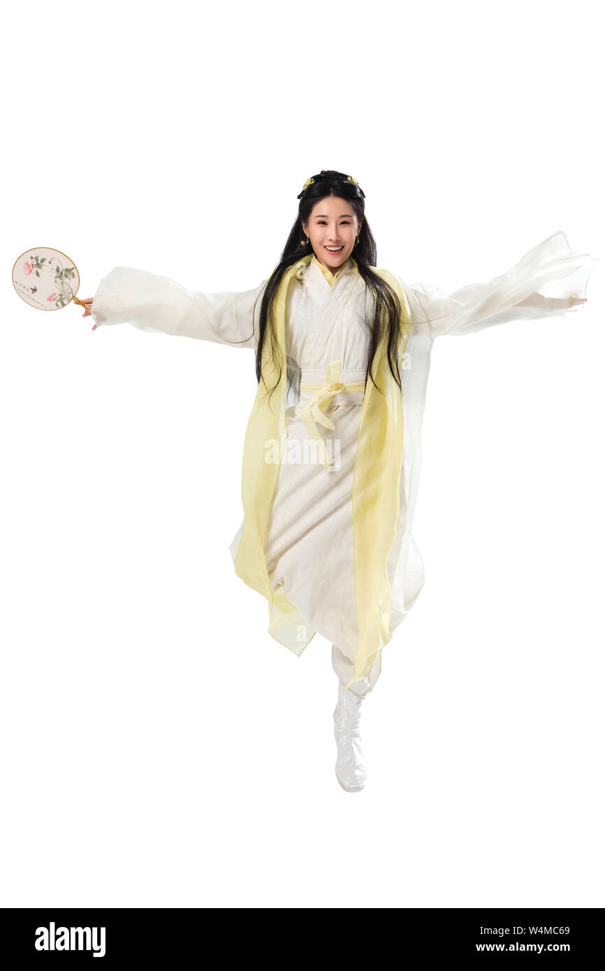 Bun hair beauty Cut Out Stock Images & Pictures - Alamy