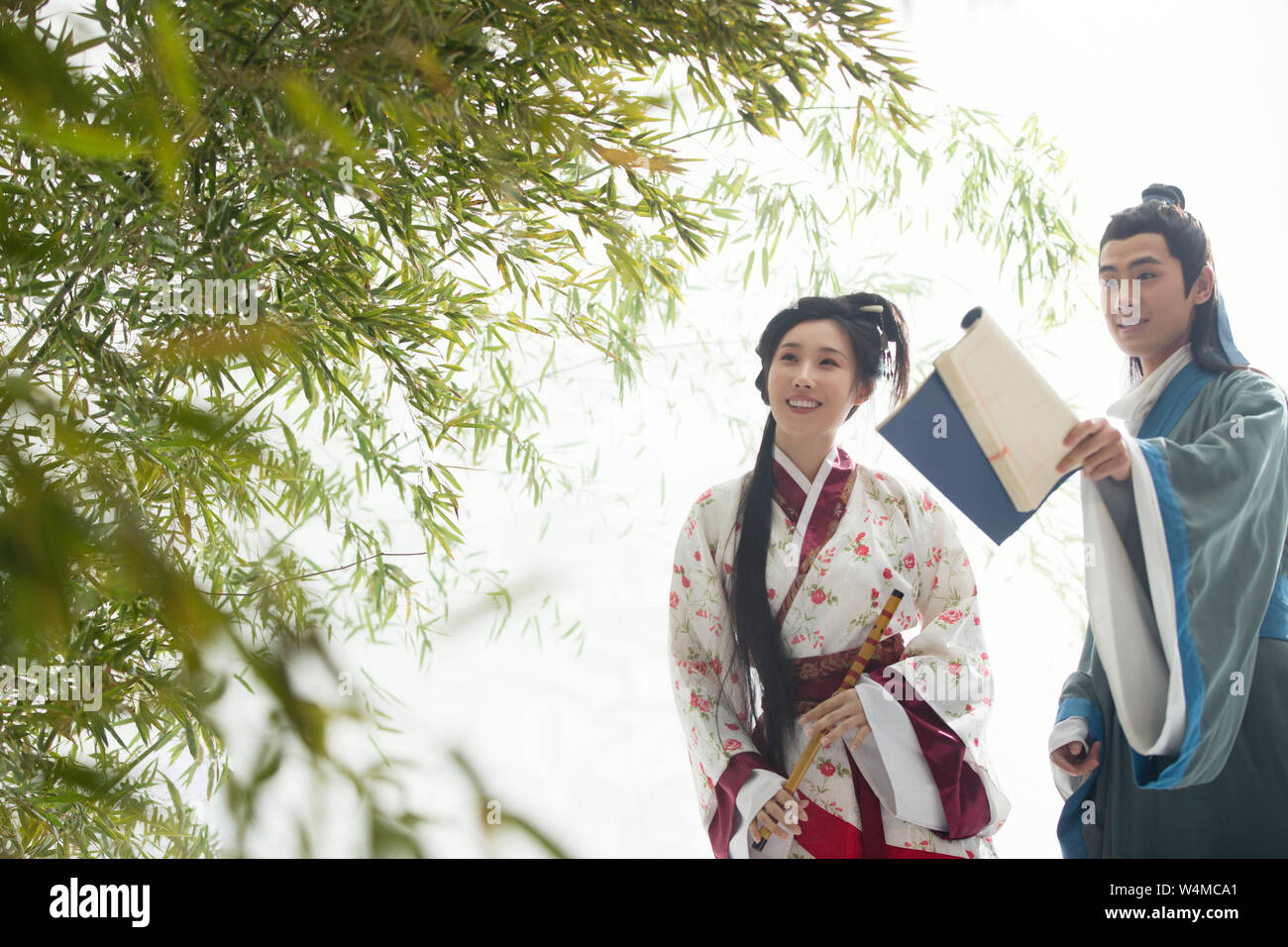 Ancient costume couples Stock Photo - Alamy