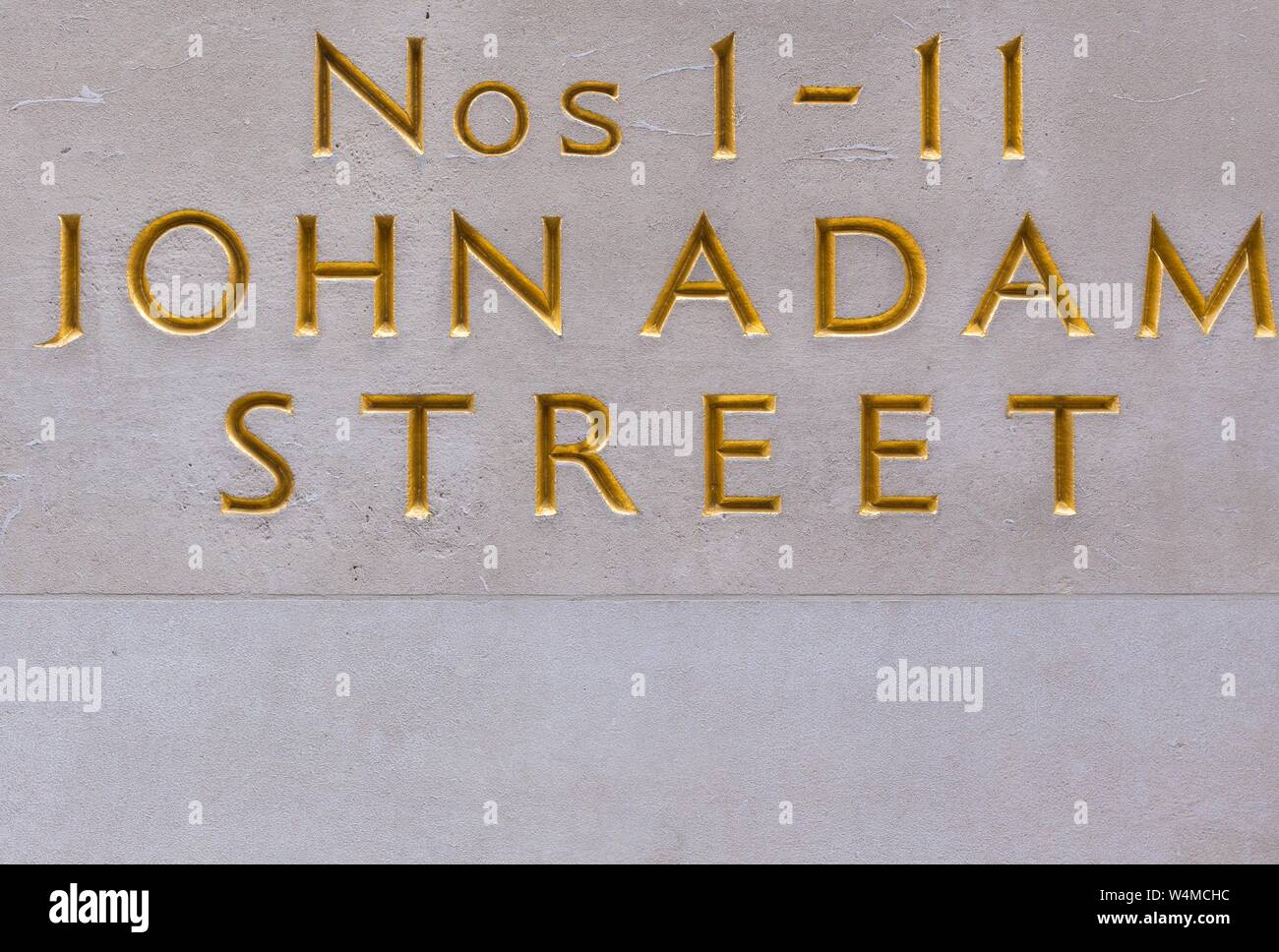 1 adam street hi-res stock photography and images - Alamy