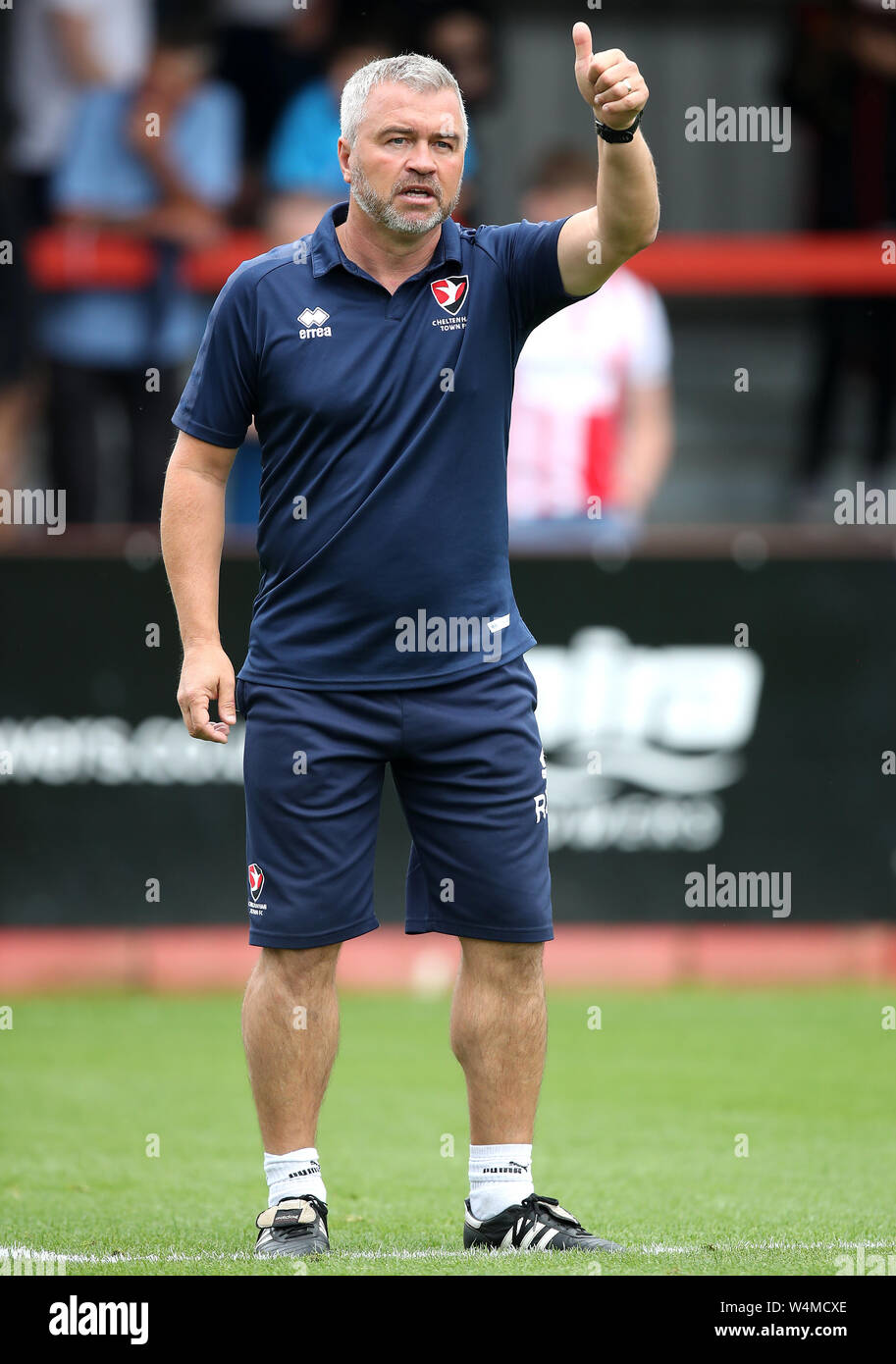 Cheltenham Town Assistant Manager Russell Milton during the pre-season ...