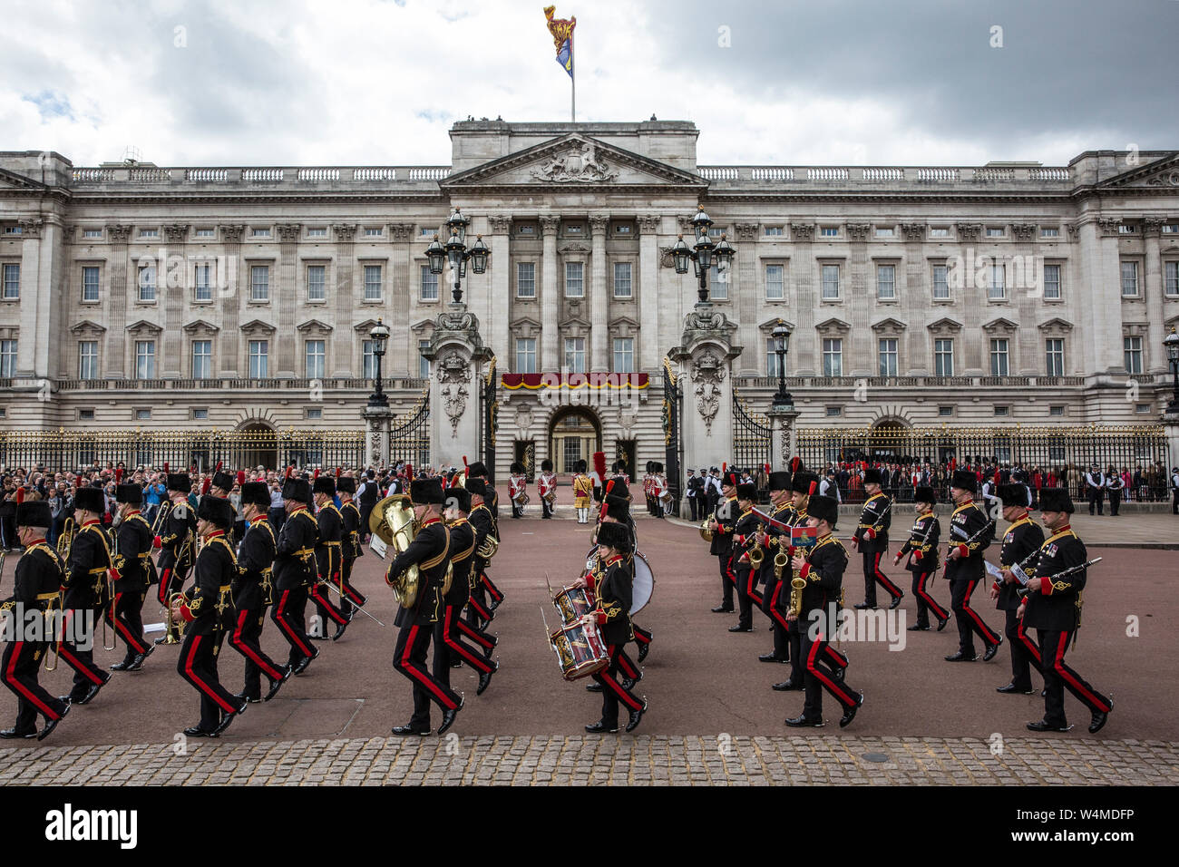 Trooping the Colour, The Queen's Birthday Parade celebrations outside ...