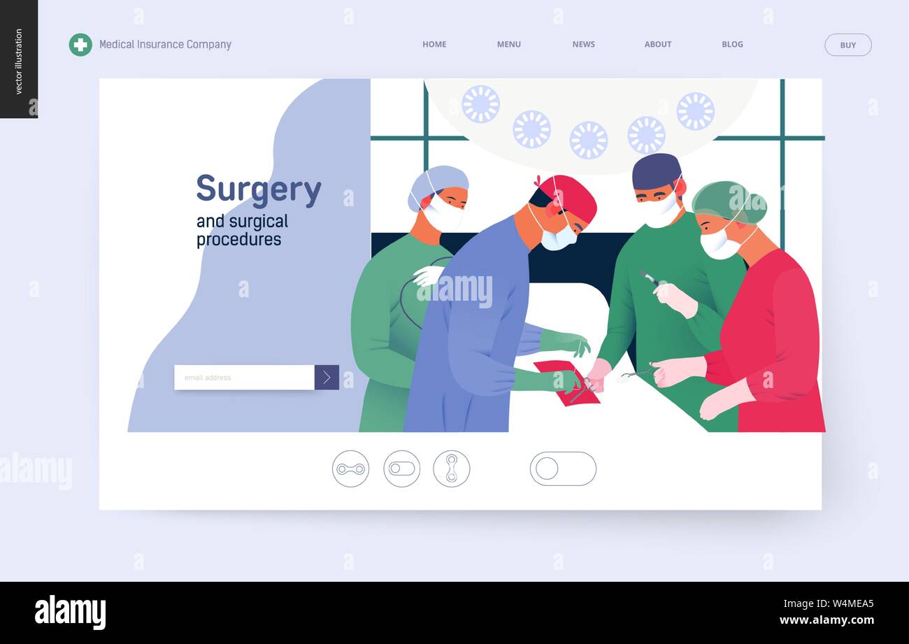 Surgeons surgery operation Stock Vector Images - Alamy