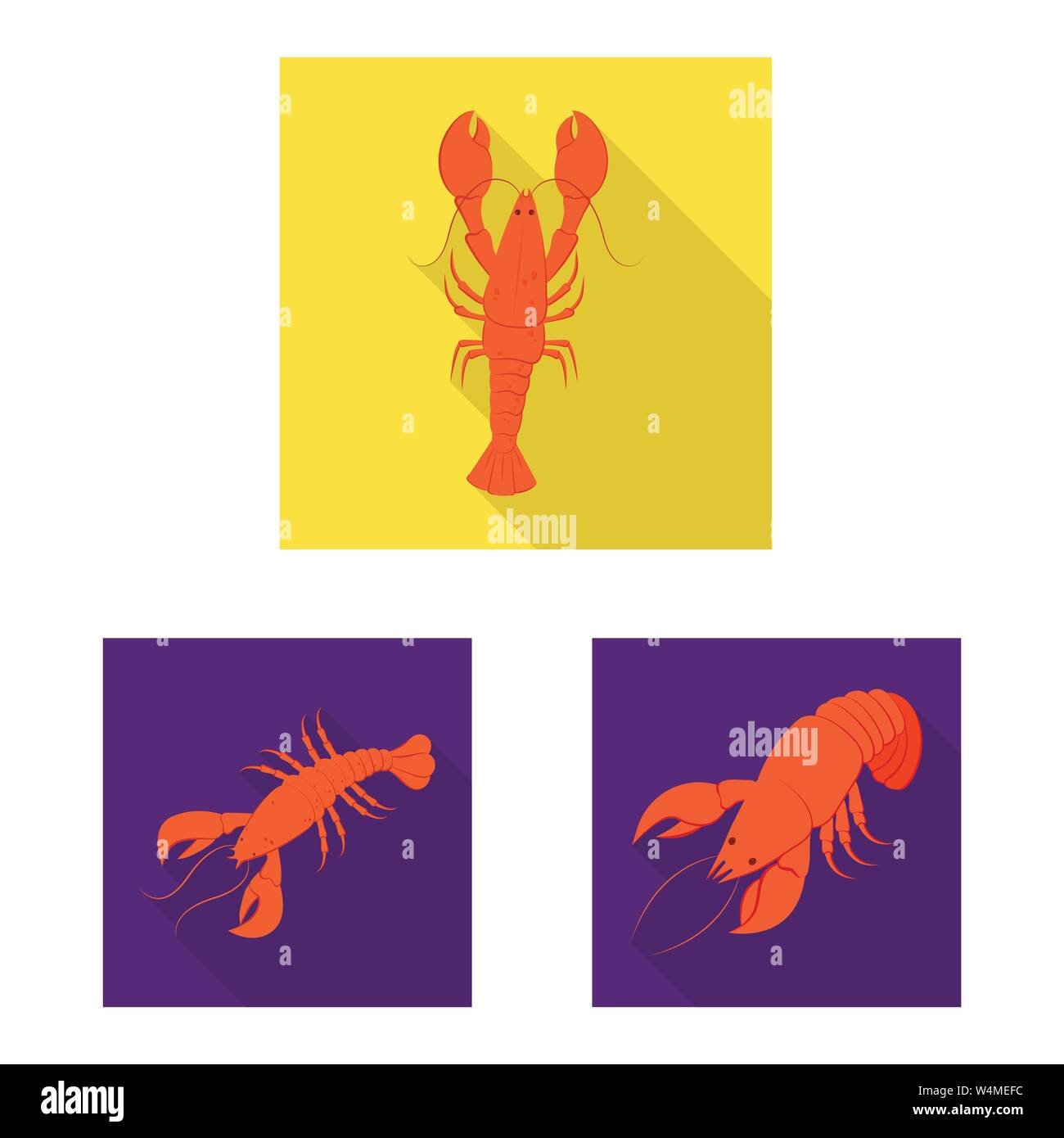 Vector design of appetizer and seafood logo. Collection of appetizer ...