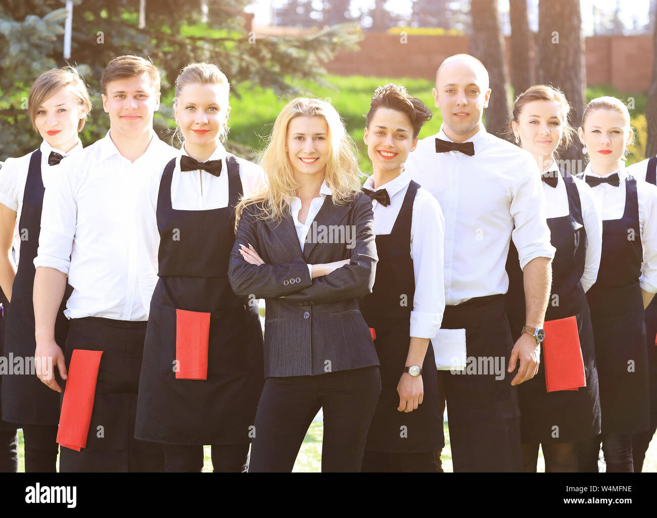 Formal party with waitresses hi-res stock photography and images - Alamy