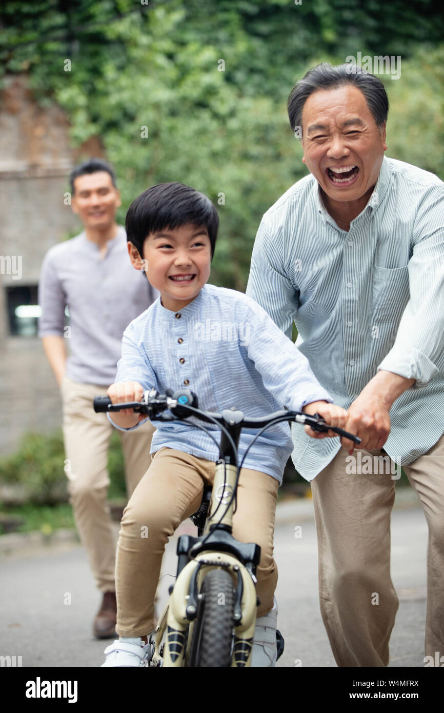 Grandpa bicycle hi-res stock photography and images - Alamy
