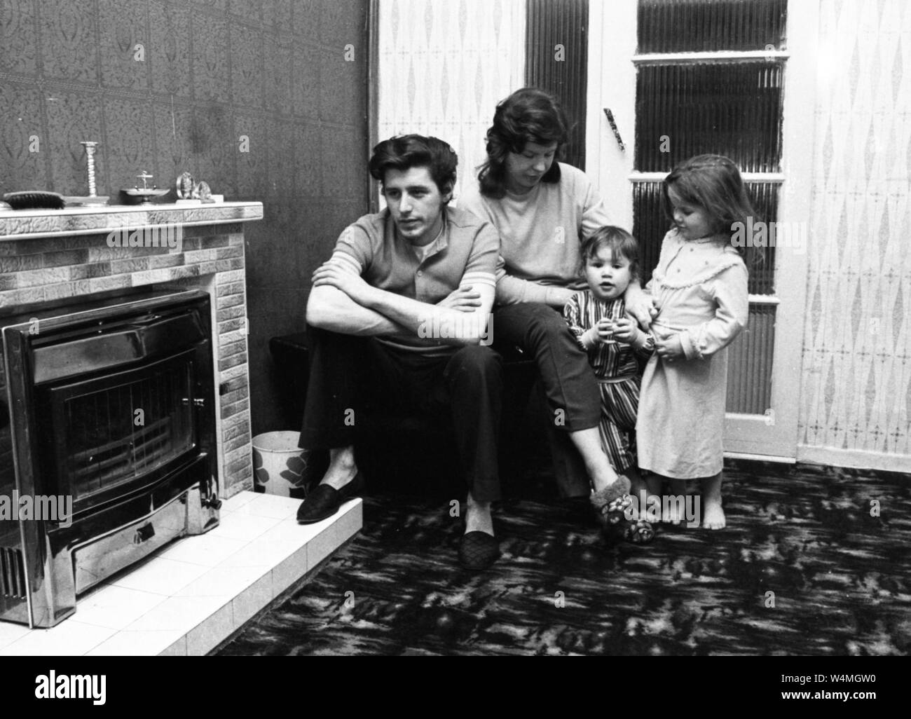 The strike of the miners and their everyday life pictured in February ...