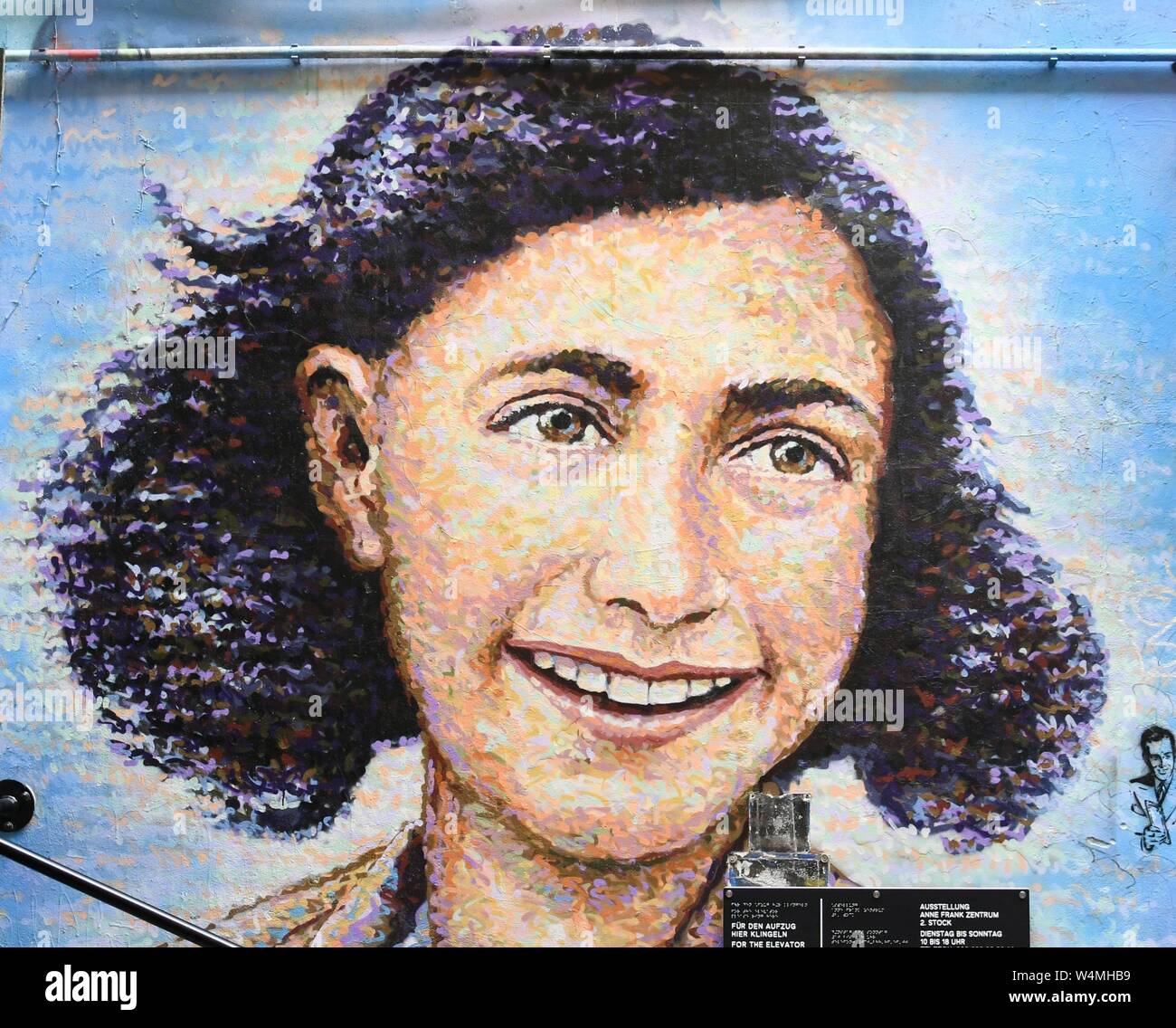 Anne Frank museum, Berlin, June 15, 2019. | usage worldwide Stock Photo ...