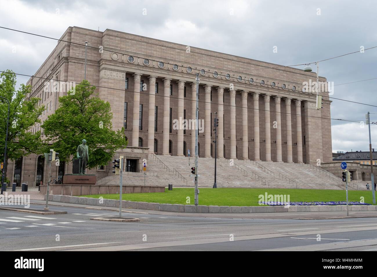 Finland: Parliament House in central Helsinki.Photo from June 5th, 2018 ...