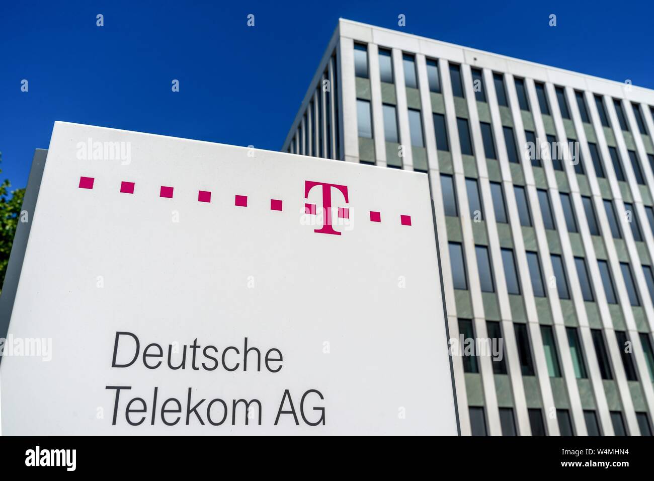 Germany: Global headquarters of Deutsche Telekom AG in Bonn.Photo from ...