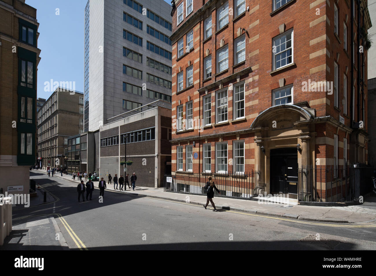 John Adam Street Stock Photo - Alamy