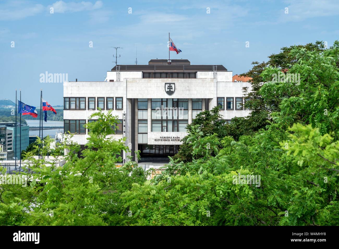 Slovakia: Parliament Building: the seat of the National Council in ...