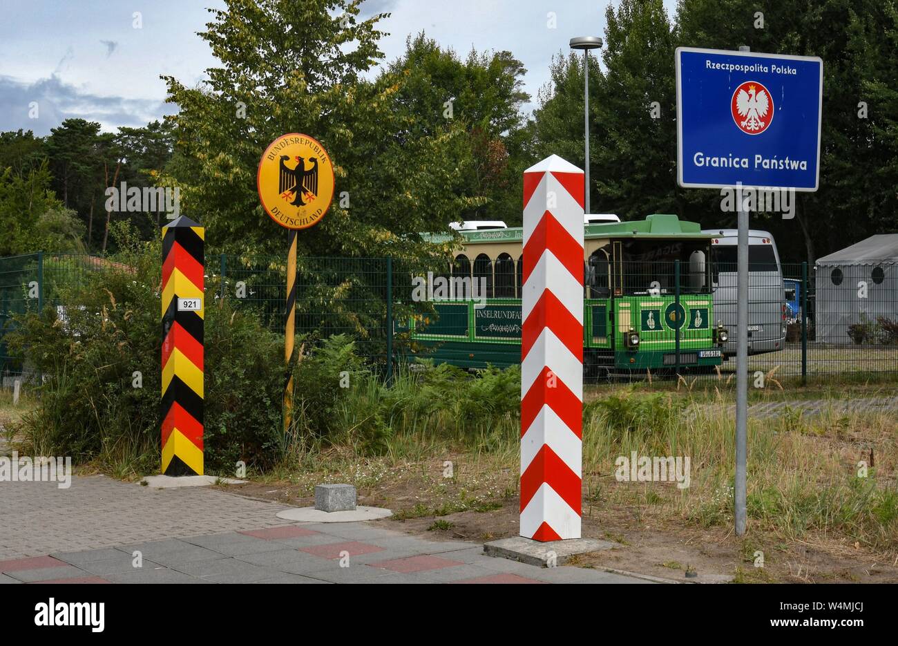 German-polish border , Swinemuende/ Swinoujscie , Aug. 4, 2018 | usage ...