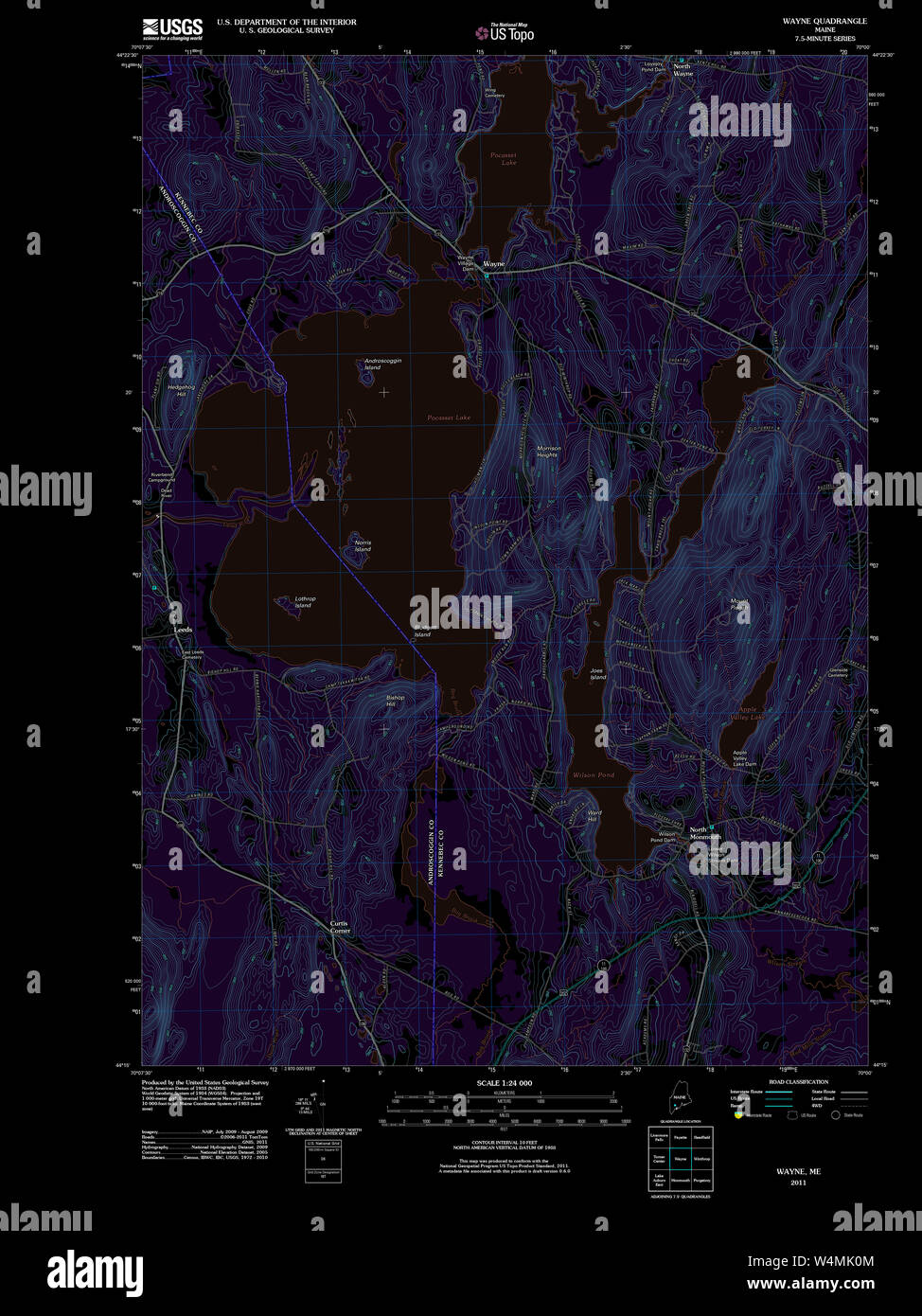 Wayne maine hi-res stock photography and images - Alamy