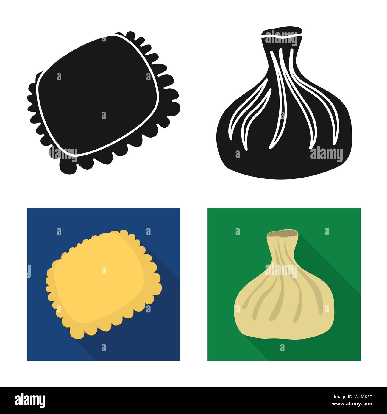 Vector design of products and cooking logo. Collection of products and ...