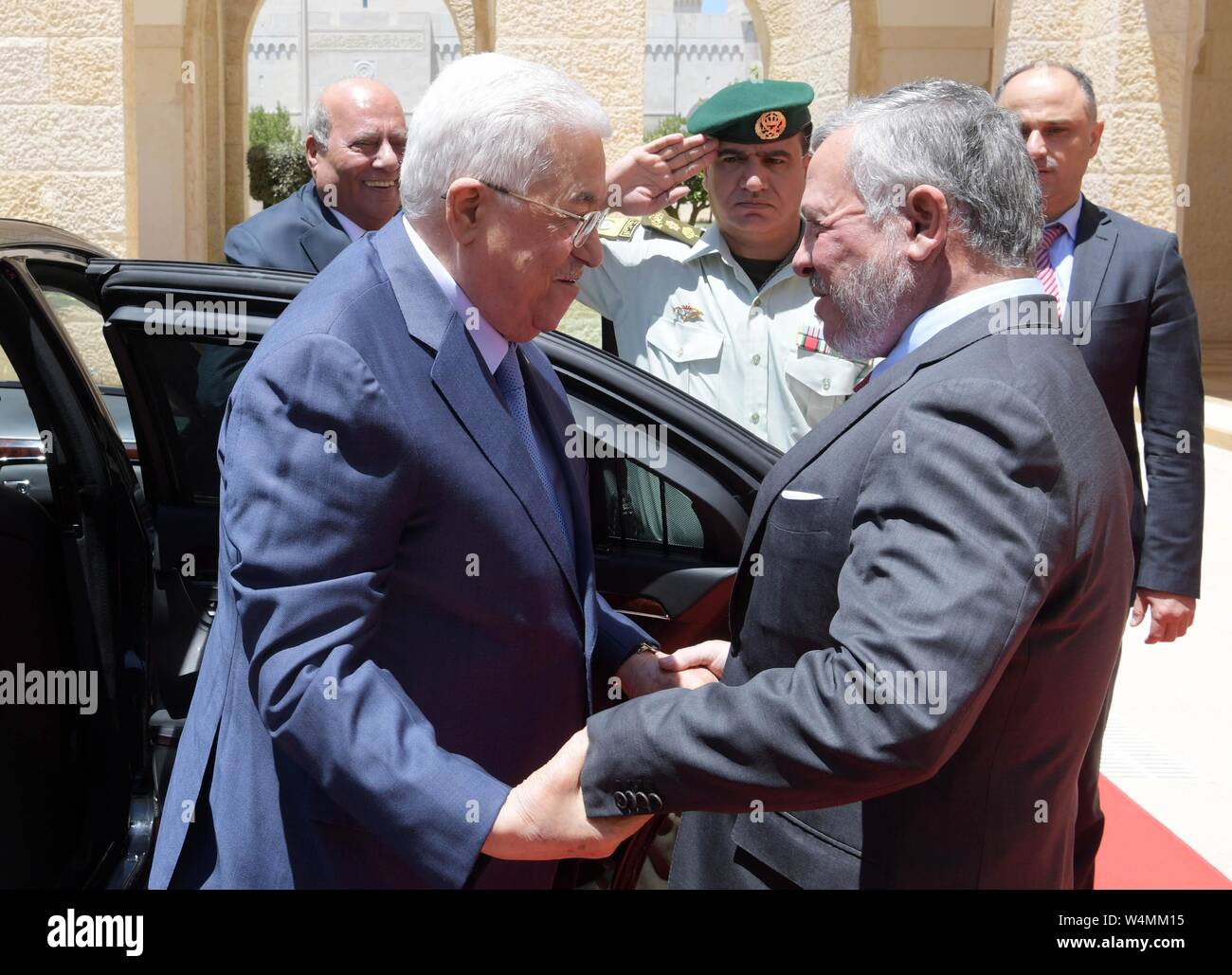 (190724) -- AMMAN, July 24, 2019 (Xinhua) -- King Abdullah II of Jordan ...