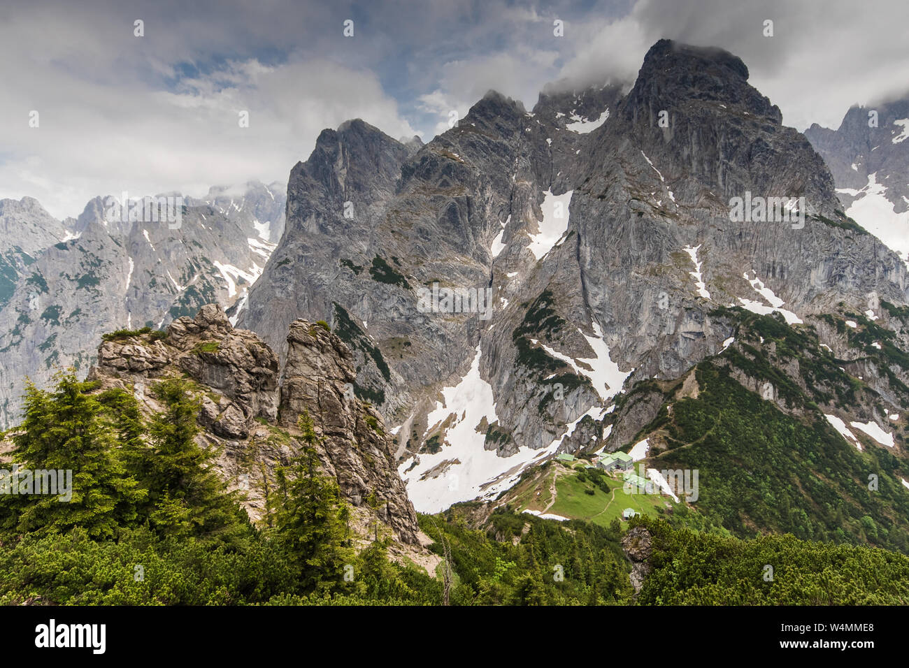 Early summer mountain landscape in Tirol, Austria Stock Photo - Alamy
