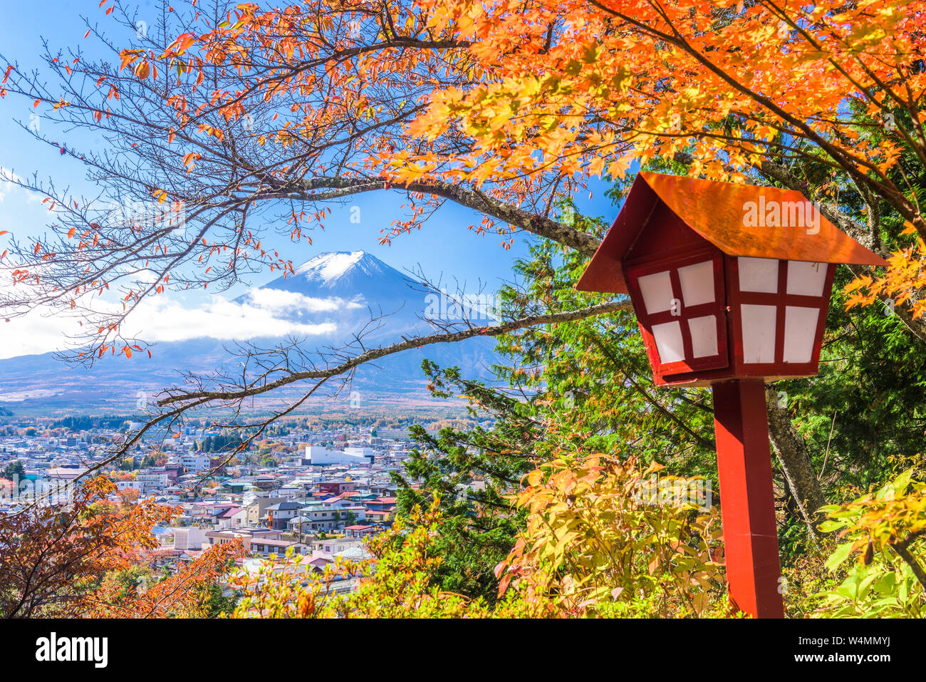 Mt. Fuji, Japan viewed from Arakurayama Sengen Park Stock Photo - Alamy