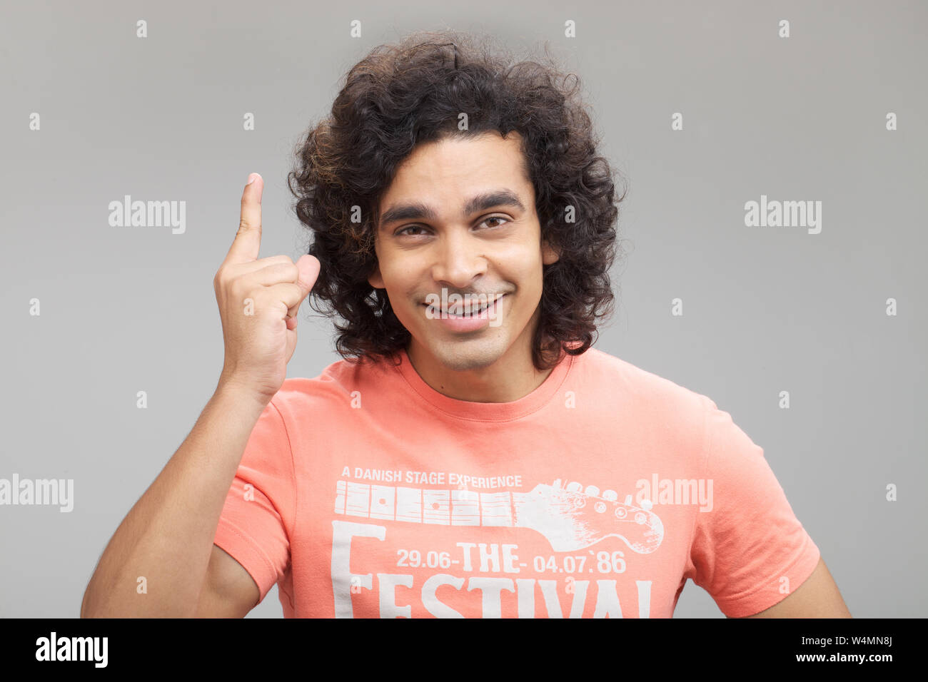 Head shot pointing headshot hi-res stock photography and images - Alamy