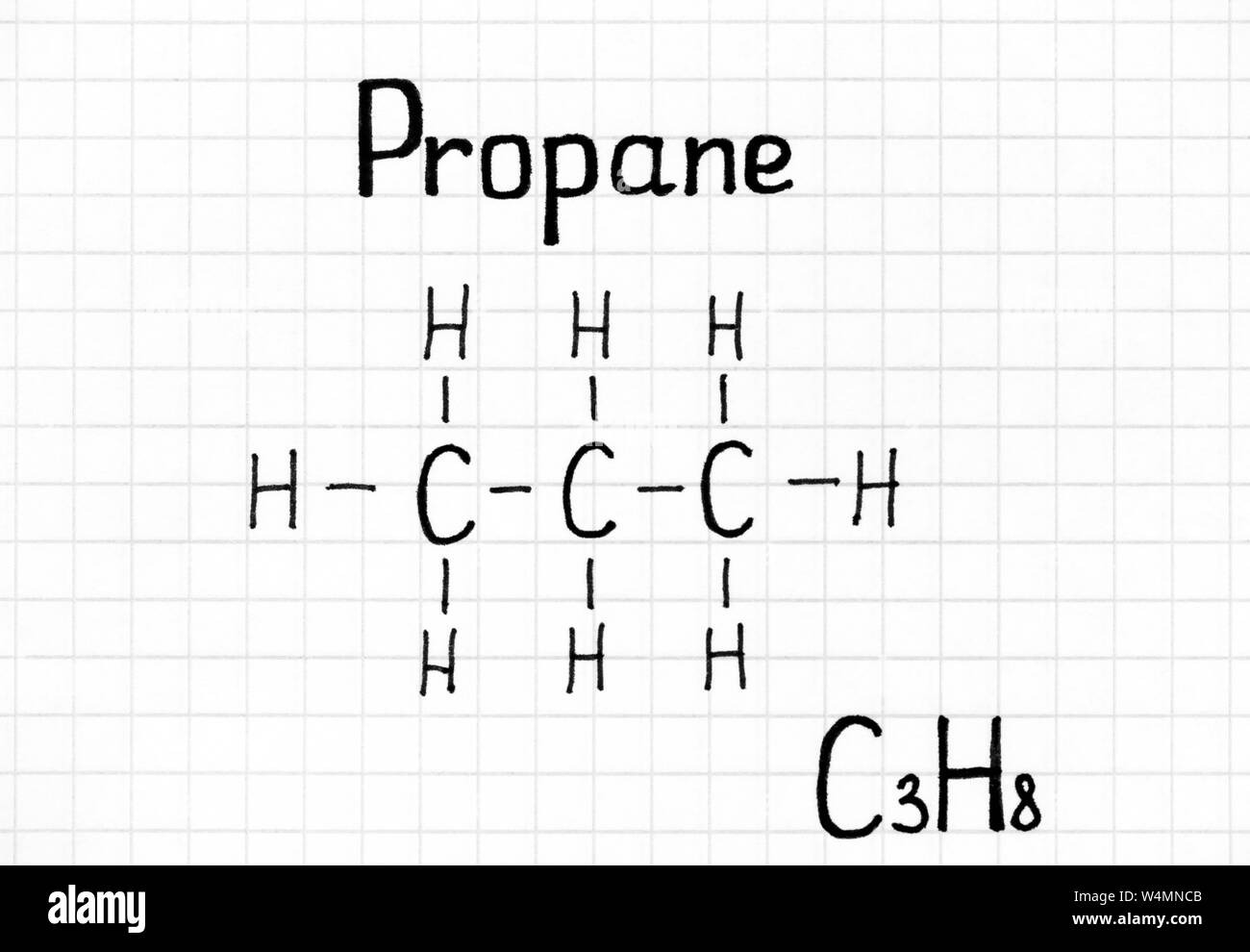 Structural Formula Of Propane