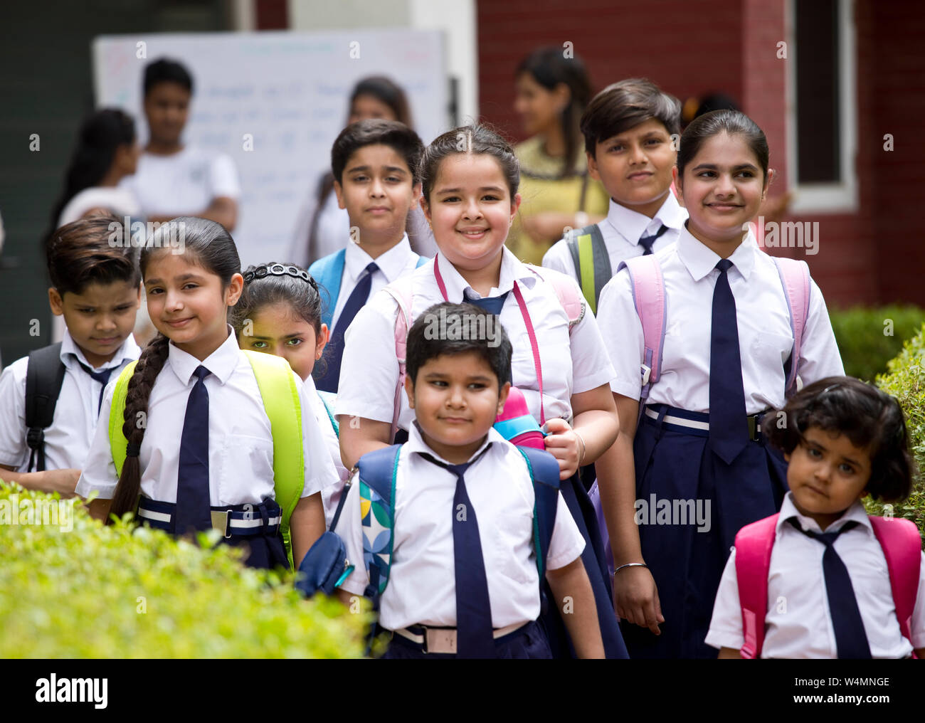 Indian schoolgirls hi-res stock photography and images - Alamy
