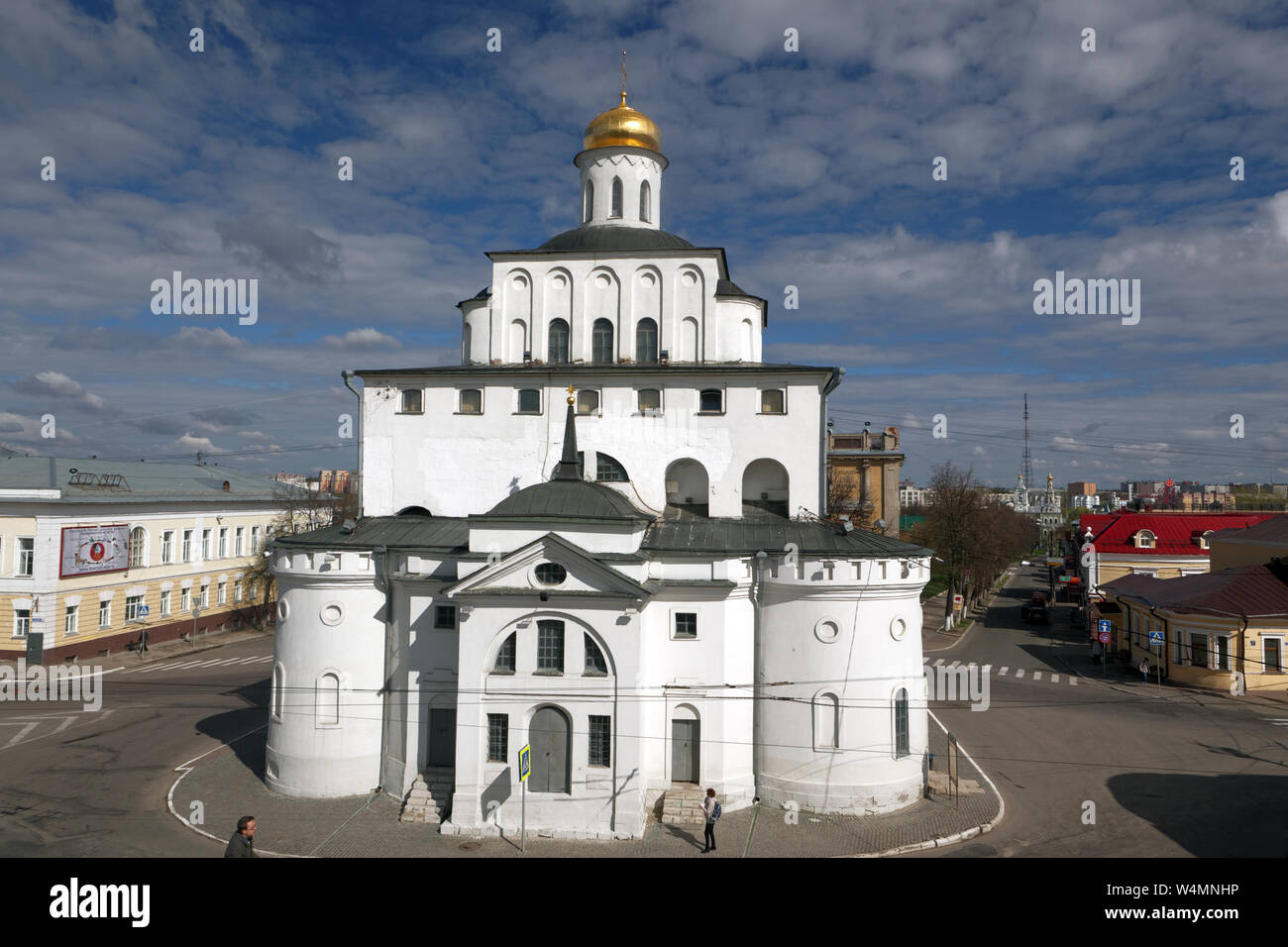 Golden Gate of Vladimir city in Vladimir, Russia. Built between 1158 ...