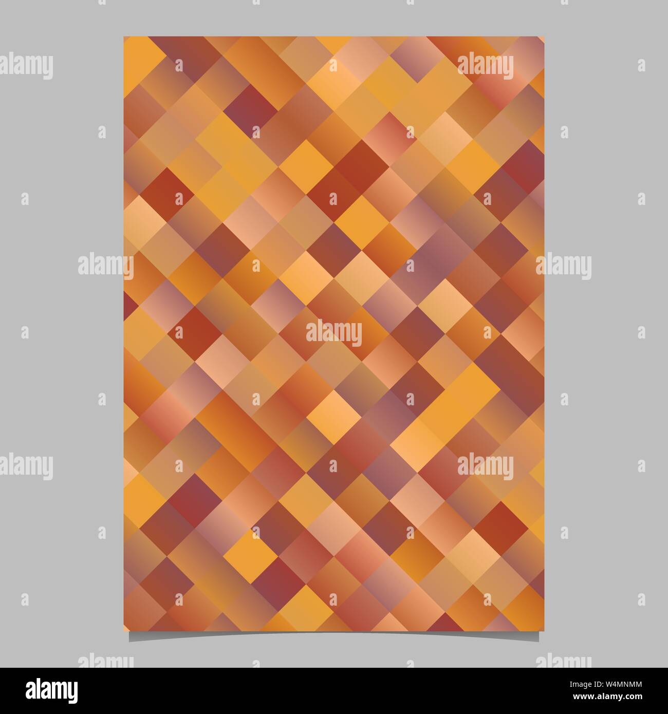 Geometrical colorful diagonal square pattern poster template design ...