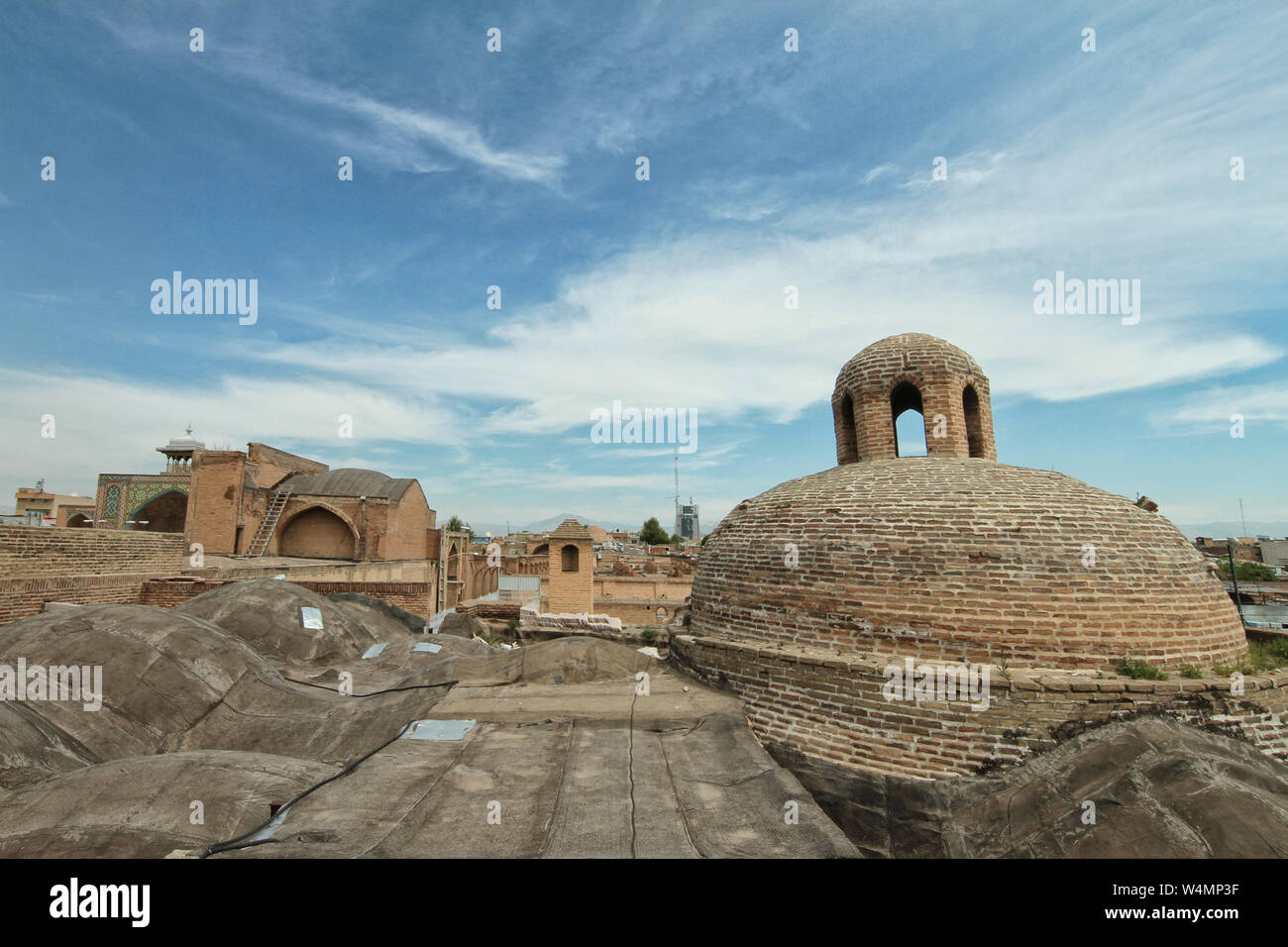 view of the traditional part of Qazvin city in Iran Stock Photo - Alamy