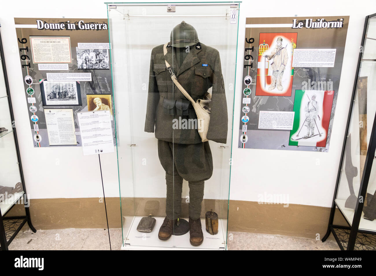 San Martino della Battaglia, Italy. Inside the monumental tower ...