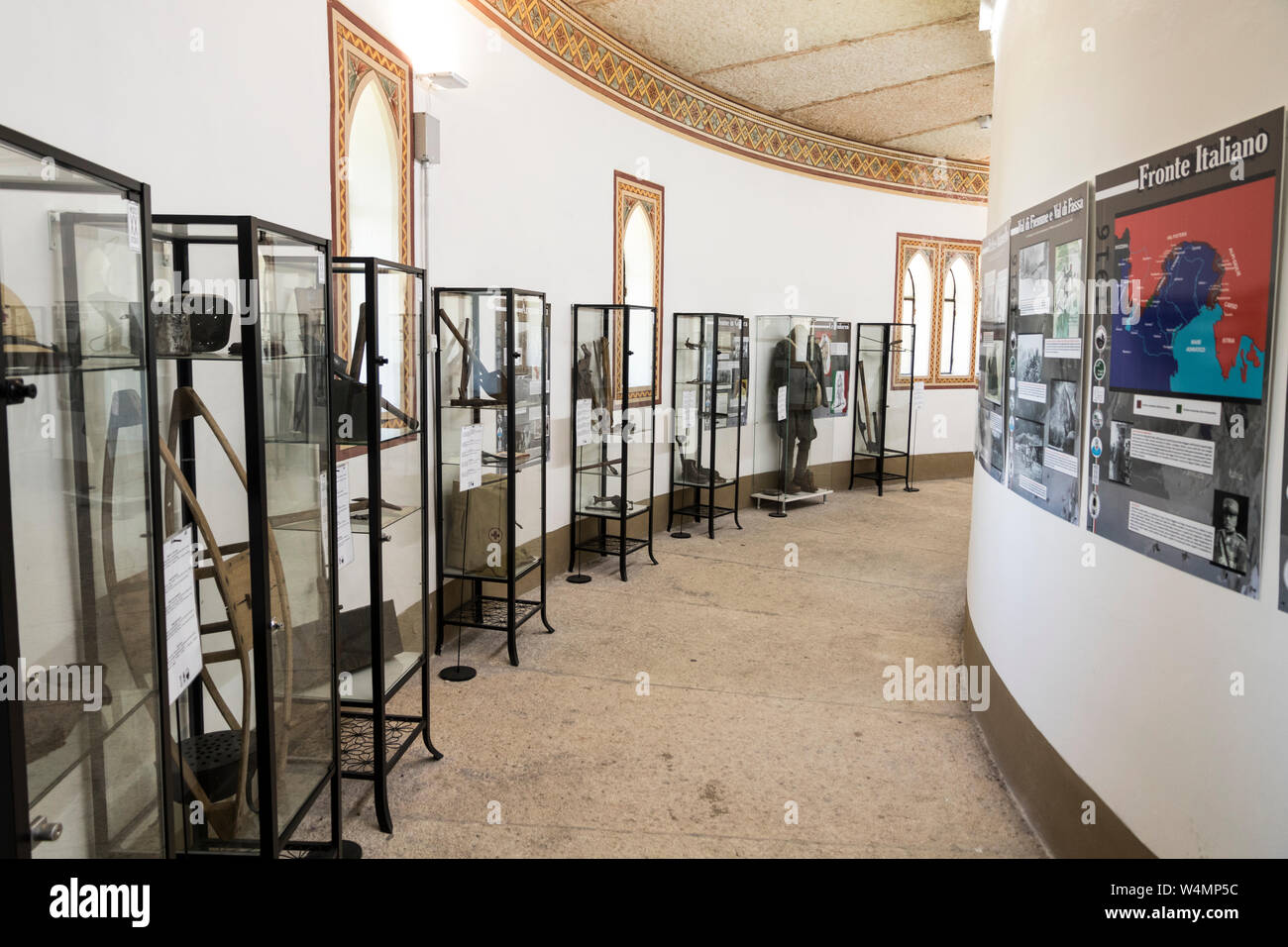 San Martino della Battaglia, Italy. Inside the monumental tower ...
