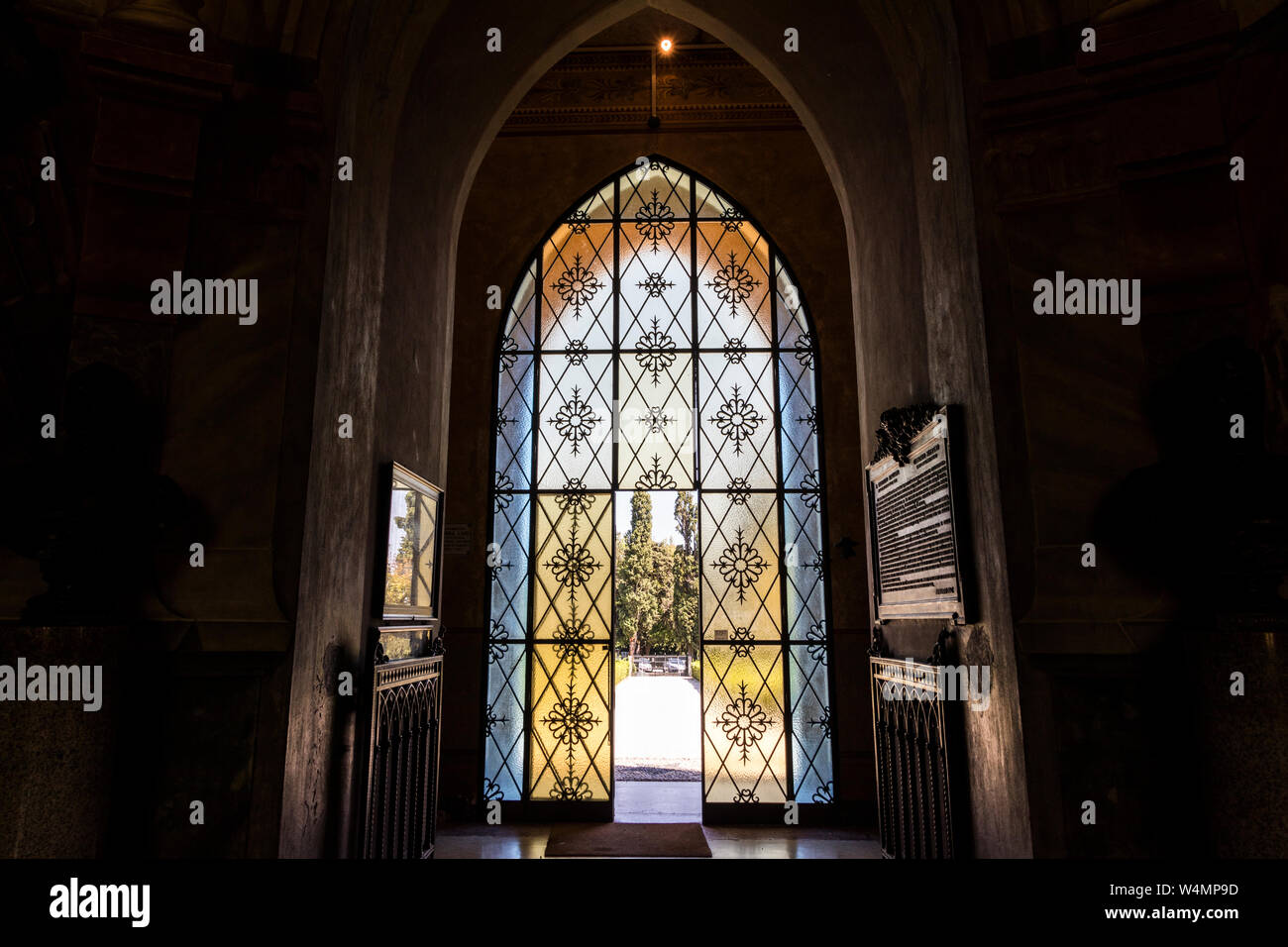 San Martino della Battaglia, Italy. Inside the monumental tower ...