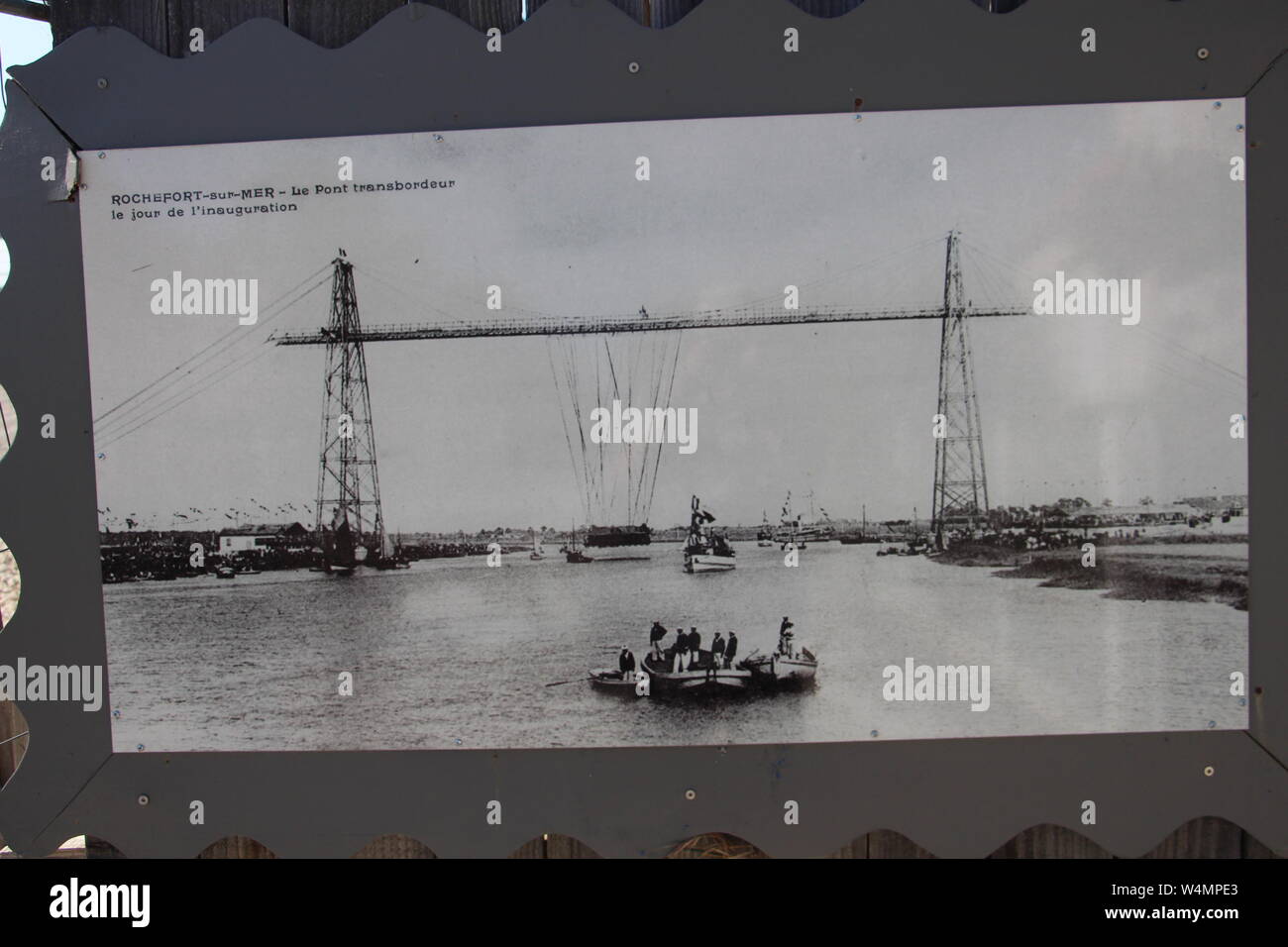 Restoration , after tree years of work of the Unique Bridge Transporter ...