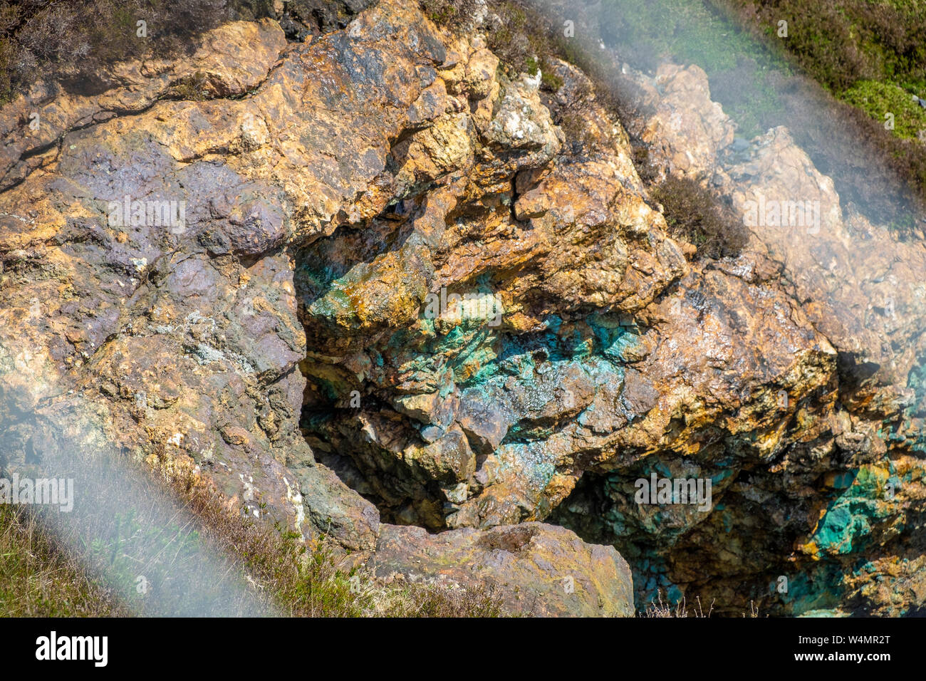 Copper Mines in Allihies on Beara Peninsula, Ireland Stock Photo - Alamy