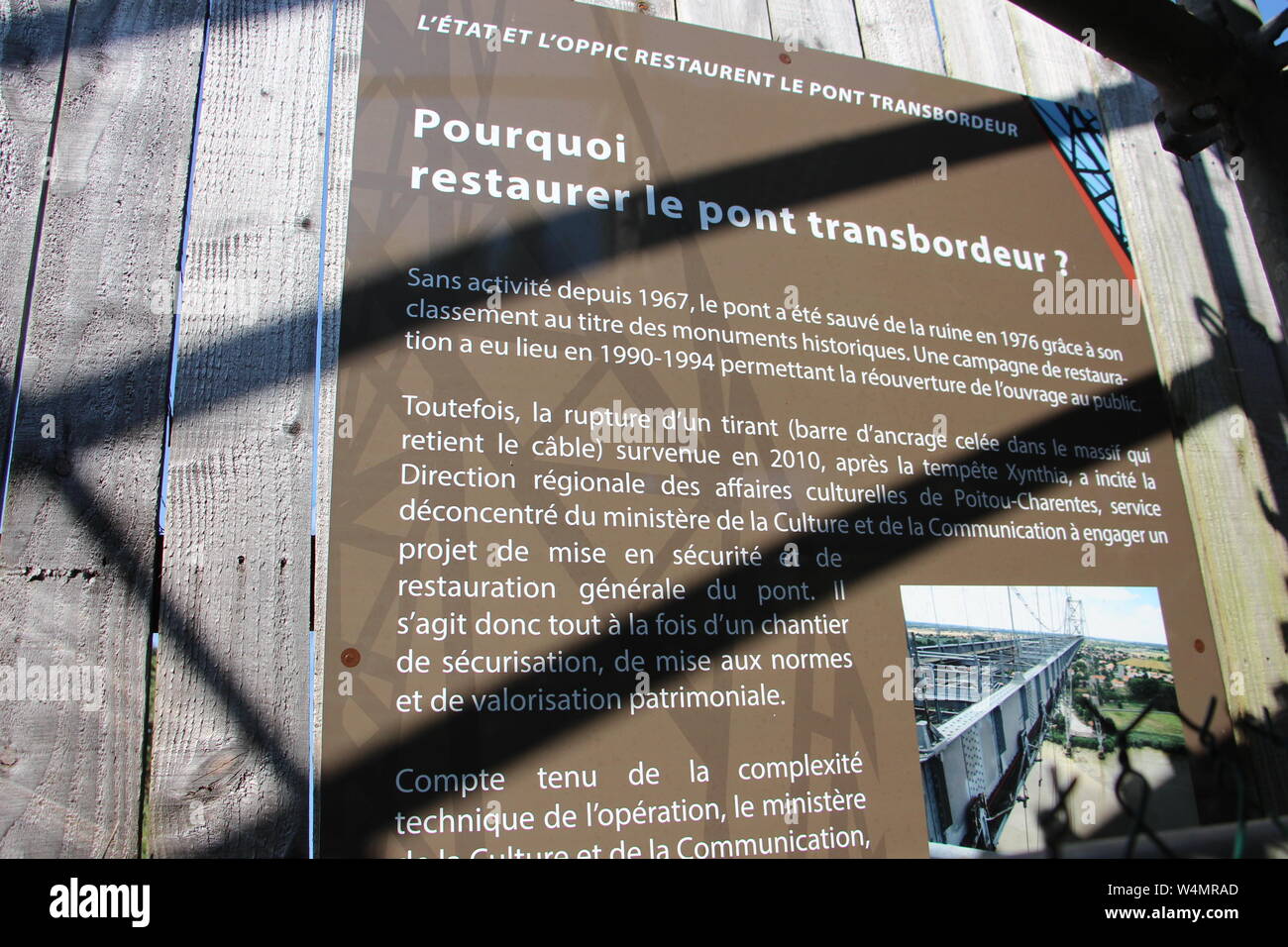 Rochefort Transporter Bridge general restoration and Safety of the ...