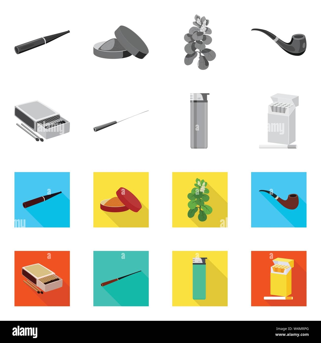 Vector design of refuse and stop sign. Set of refuse and habit vector ...
