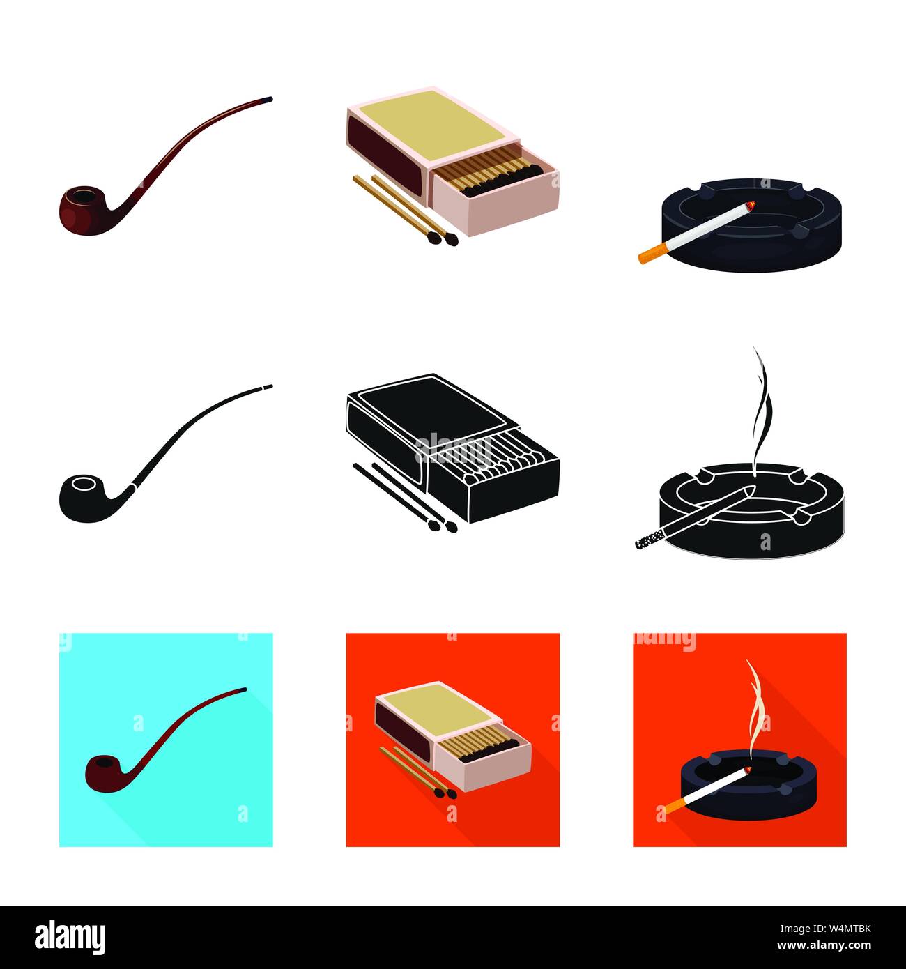 Vector design of refuse and stop sign. Set of refuse and habit stock ...