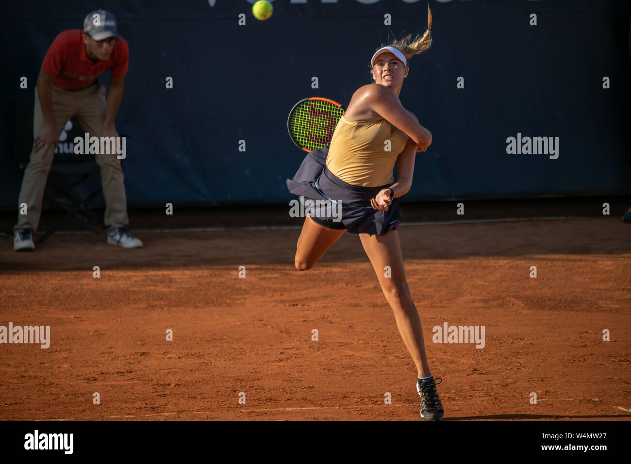 Fanny Stollár during a match of 30° Ladies Open in Palermo. (Photo by ...