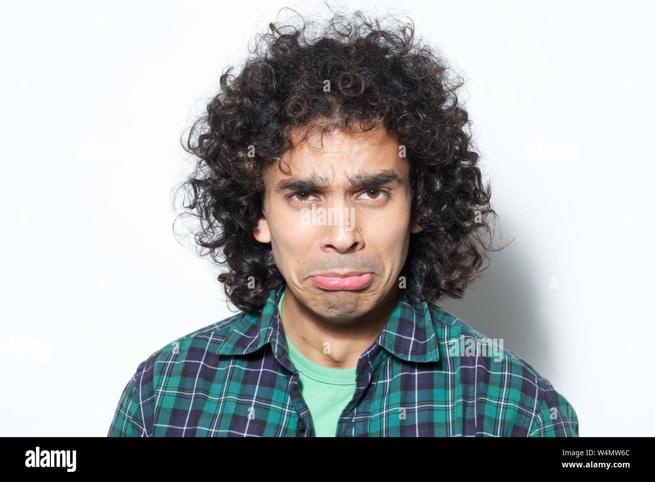 Close up indian man crying hi-res stock photography and images - Alamy