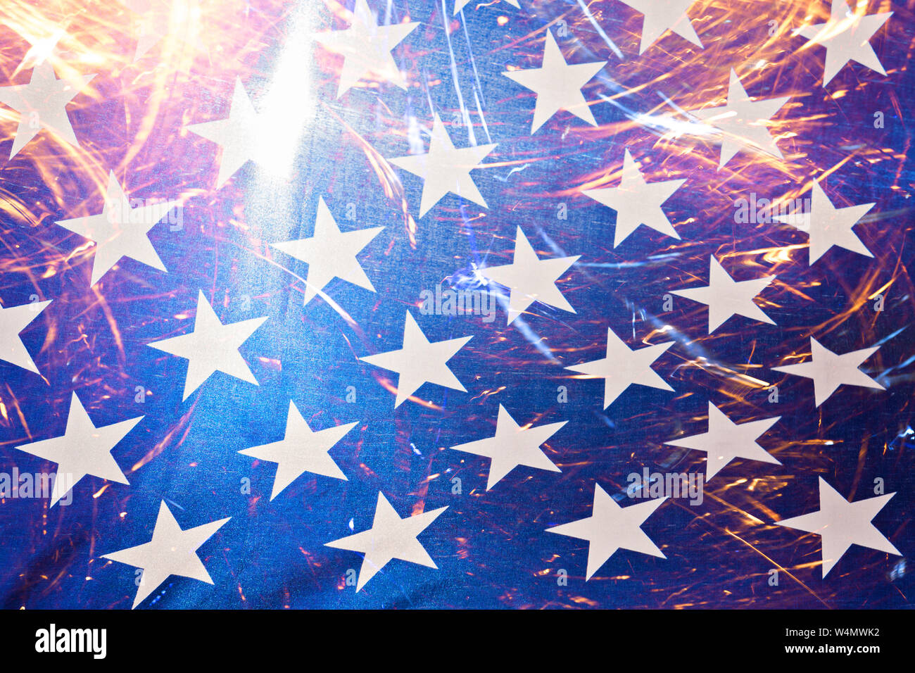 Abstract background to celebrating Independence day of United States of ...