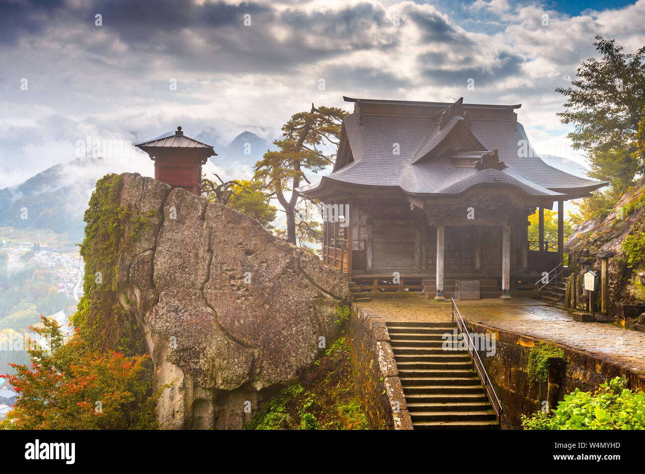 Yamadera Mountain Temple in Yamagata, Japan Stock Photo - Alamy