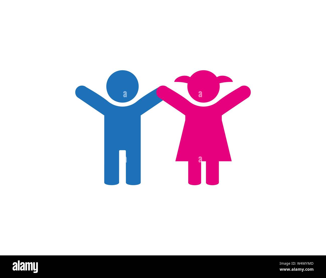 Vector illustration, flat design. Child baby icon Stock Vector Image ...