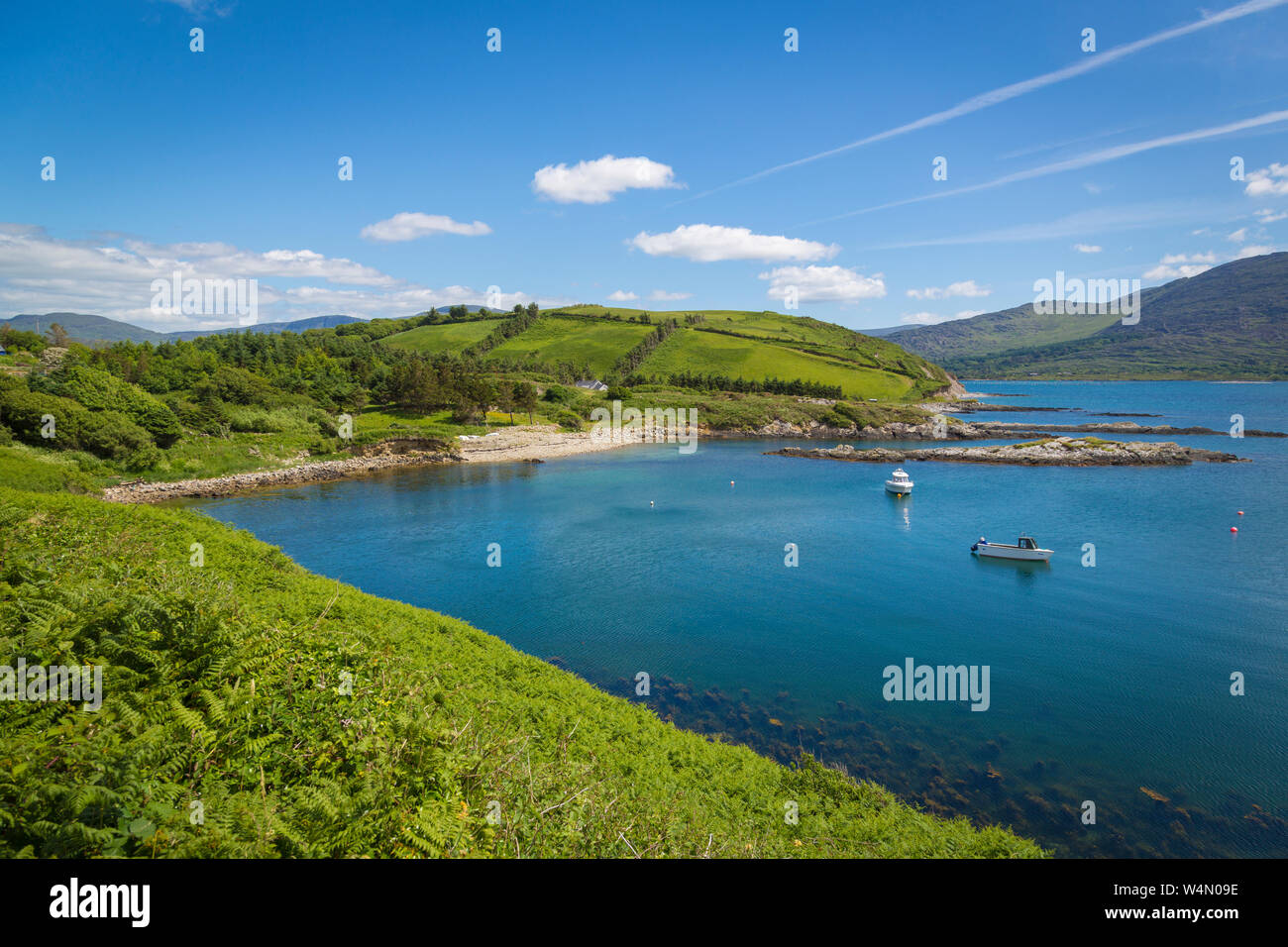 nice places for recreation at Lauragh on Beara Peninsula, Ireland Stock ...