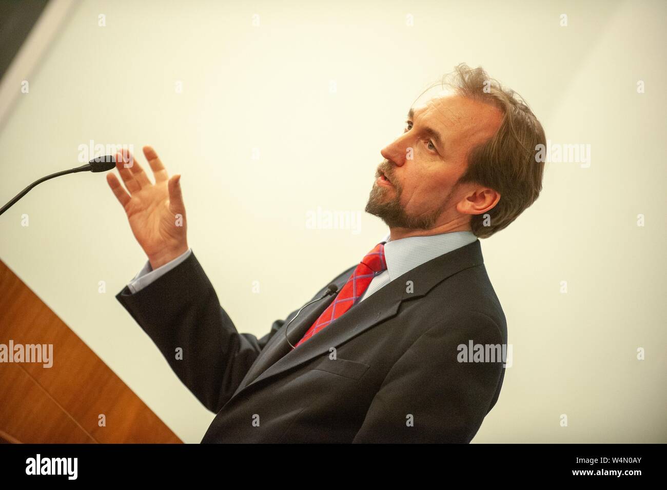 Profile shot of jordanian diplomat zeid raad al hussein hi-res stock ...