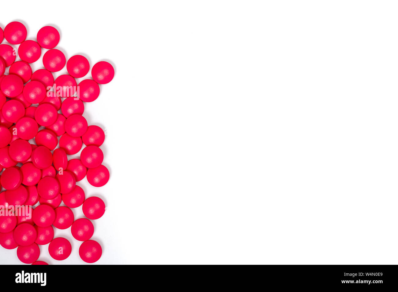 red drug on white background Stock Photo - Alamy