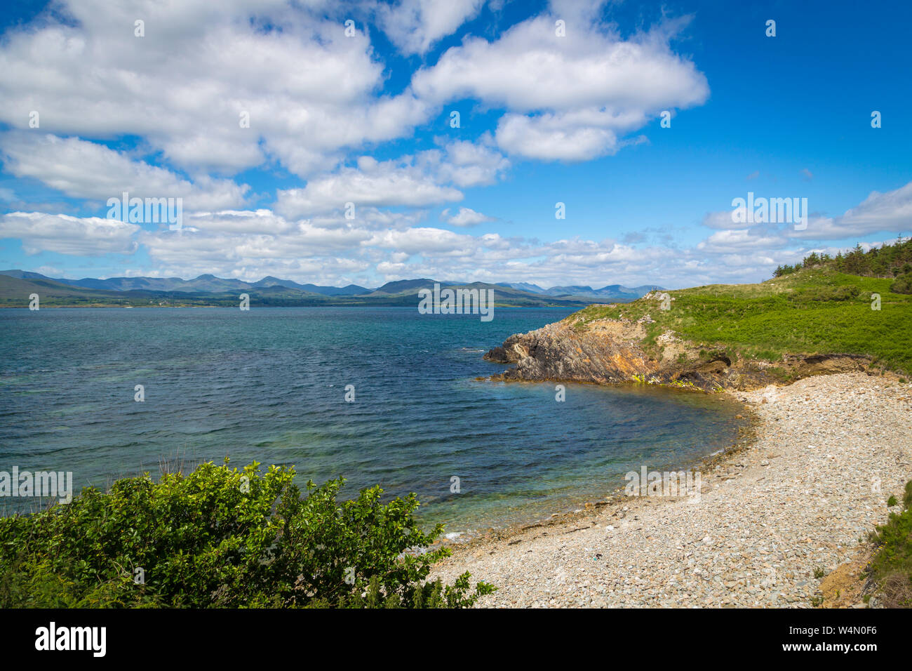 nice places for recreation at Lauragh on Beara Peninsula, Ireland Stock ...
