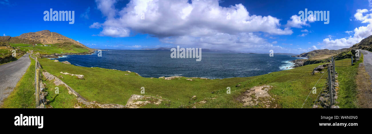 wonderful panorama on Beara Peninsula, Co Cork, Ireland Stock Photo - Alamy
