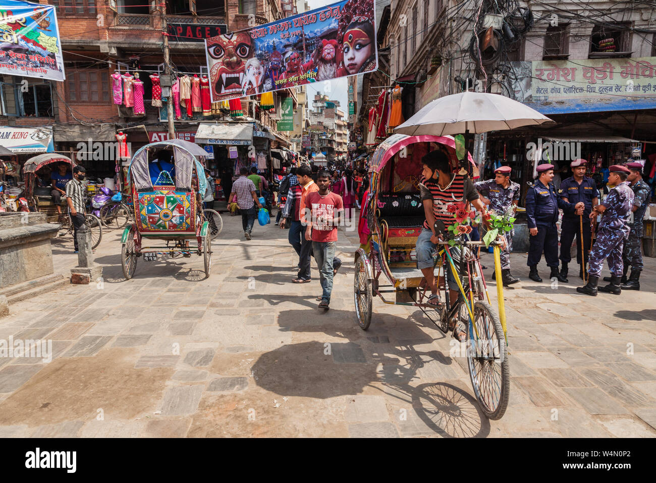 Kathmandu city life hi-res stock photography and images - Alamy