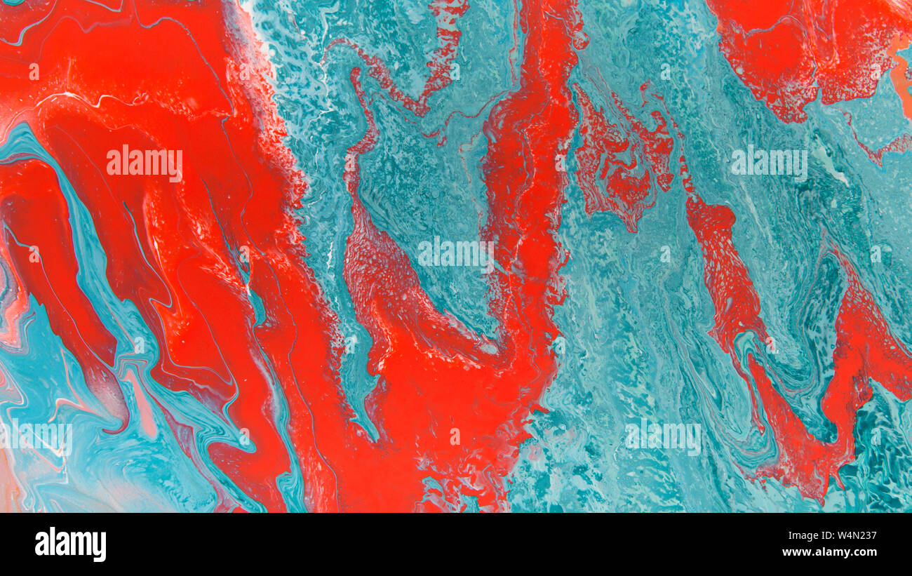 Abstract handpainted background, texture of red and blue Stock Photo ...