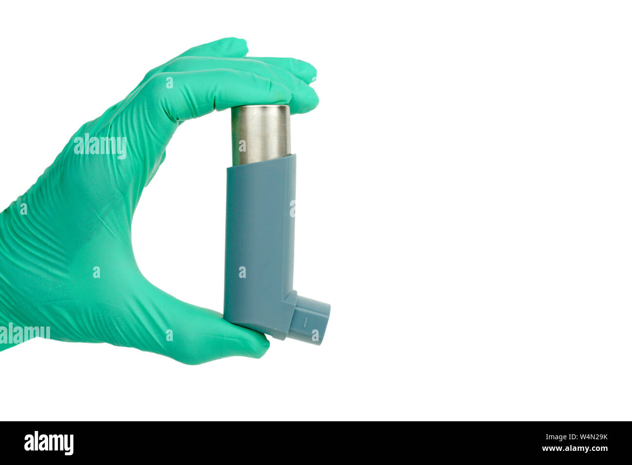 Doctor spray inhaler Cut Out Stock Images & Pictures - Alamy